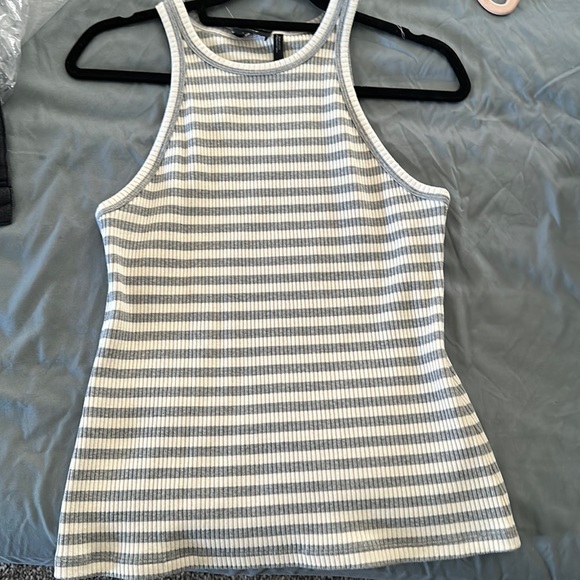 Theory | Tops | Theory Stripe Tank | Poshmark